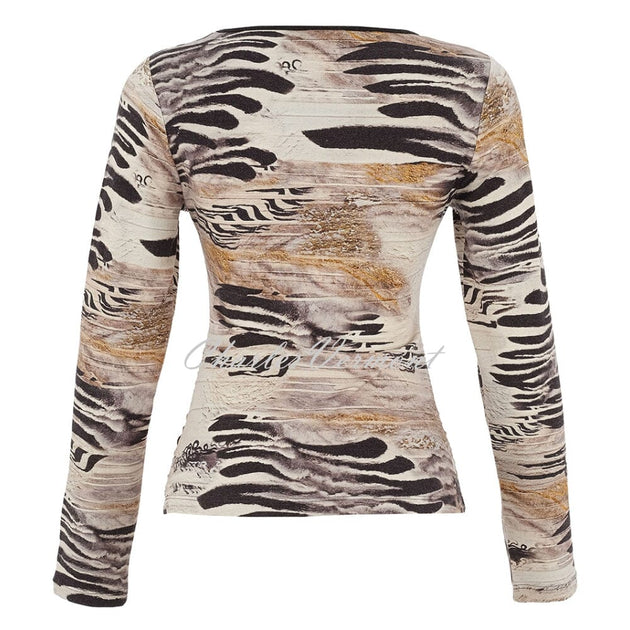 Dolcezza 'Unbalanced' V-Neck Top - Style 75680 | Charles Vermont