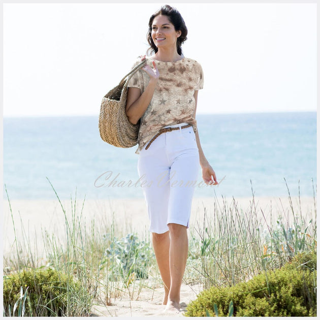 Marble Top – Style 5725-185 (Beige / White / Brown) | Charles Vermont