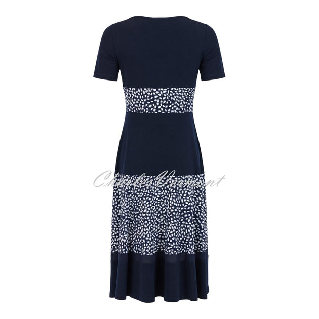 Tia Petal Print Shimmer Dress - Style 78779-7796-69 | Charles Vermont