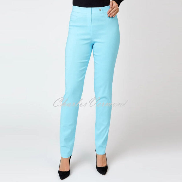 Robell Bella Full Length Trouser 51559-5499-750 (Pacific Turquoise ...