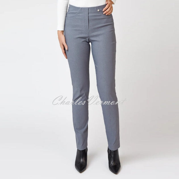 Robell Bella Full Length Trouser 51559-5499-960 (Frost Grey) | Charles ...