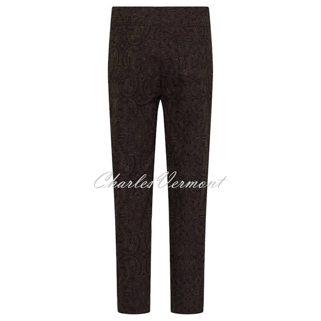 Robell Bella 09 - 7/8 Cropped Trouser 51560-54145-39 (Dark Brown ...