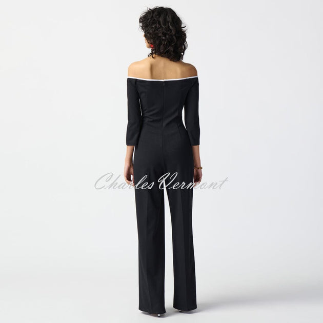 Joseph Ribkoff Off-The-Shoulder Wide-Leg Jumpsuit - Style 241009 ...