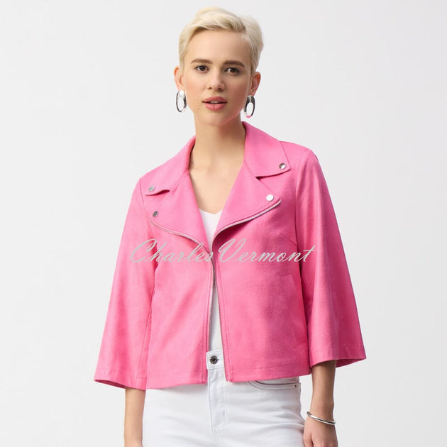 Joseph Ribkoff Faux Suede Jacket - Style 251908 | Charles Vermont ...