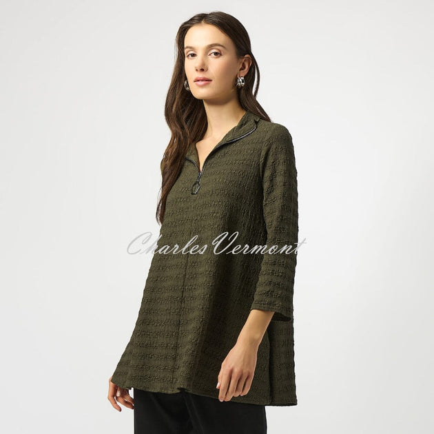 Joseph Ribkoff Textured A-line Tunic Top - Style 253028 | Charles Vermont