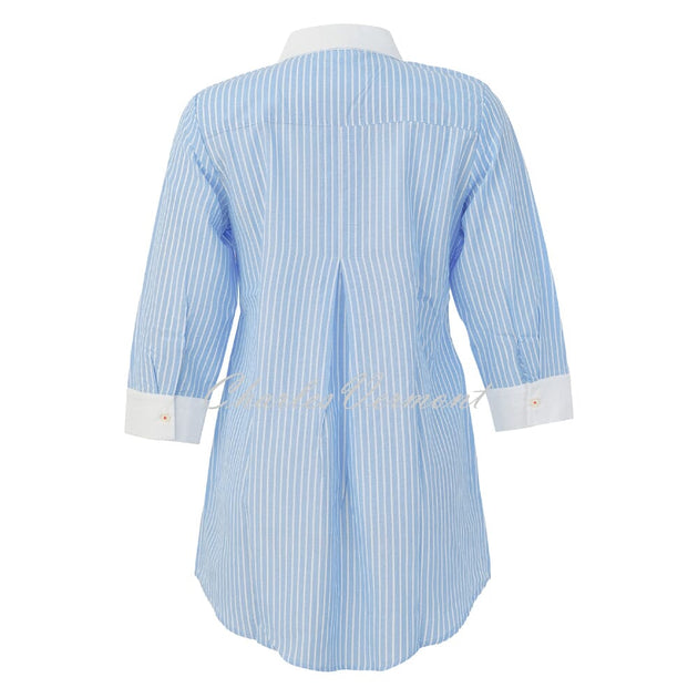 Dolcezza 'Summer Stripes' Blouse With Rhinestone Detailing - Style ...