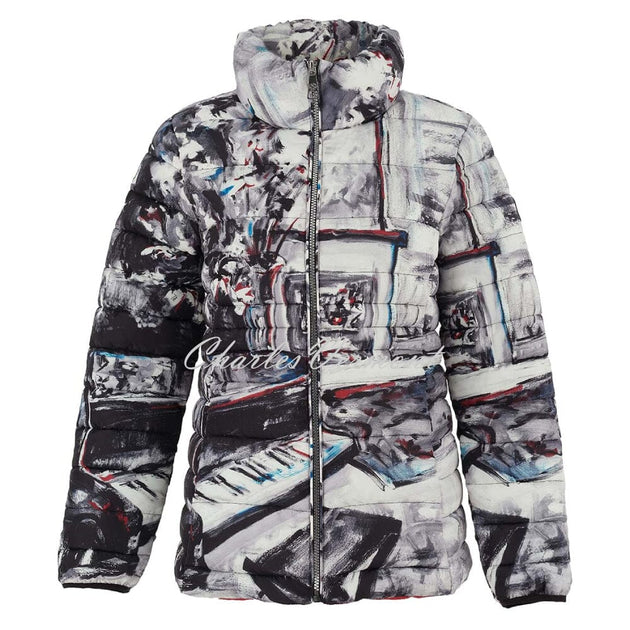 Dolcezza 'Piano Blues III' Padded Coat - Style 75837 | Charles Vermont ...