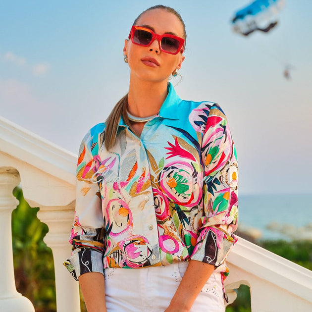 Dolcezza 'Daydream' Satin Blouse - Style 26663 | Charles Vermont ...
