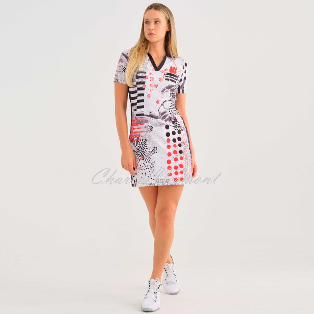 Dolcezza 'Coral Shards' 'Golf' Dress - Style 25759 | Charles Vermont