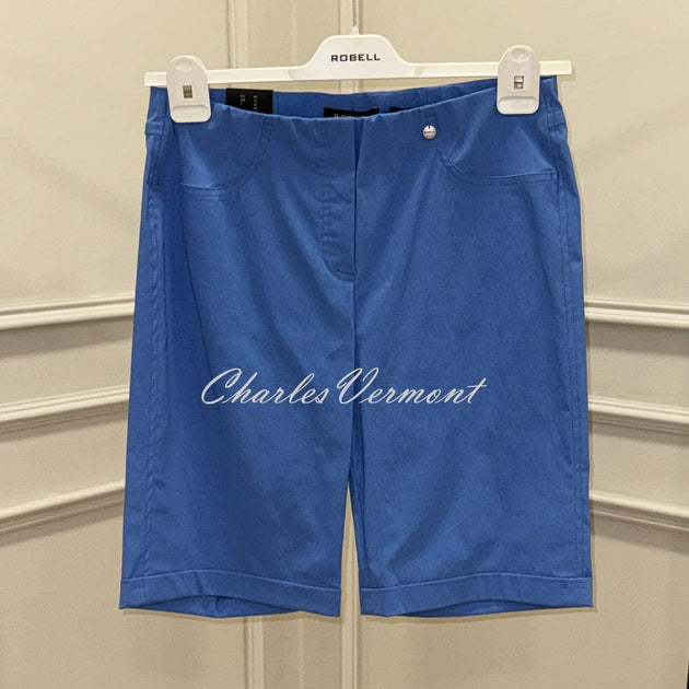 Robell Bella 04 Shorts 52665-5499-600 (Azure Blue) | Charles Vermont ...