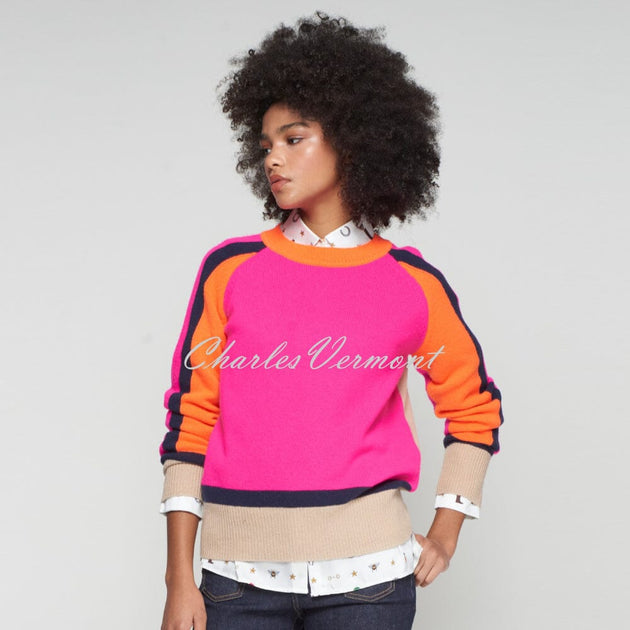 Vilagallo Colour Block Sweater - Style 32743 | Charles Vermont