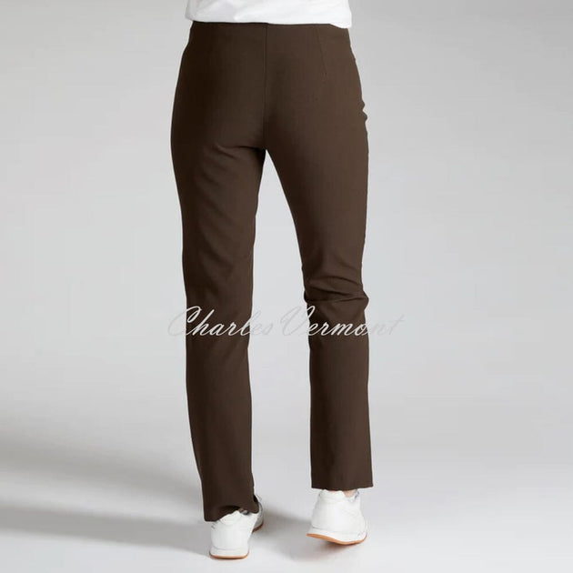 Robell Jacklyn Full Length Trouser 51408-5689-39 (Dark Brown) | Charles ...