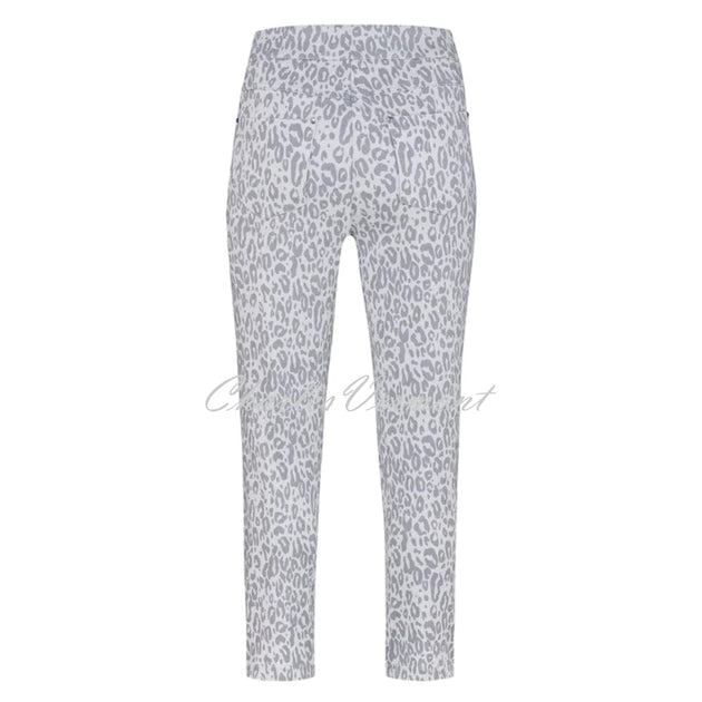 Robell Nena 09 – 7/8 Cropped Trouser 52490-54833-95 (Grey Shimmer ...