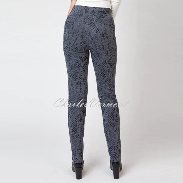 Robell Marie Trouser Full Length Trouser 51412-54825-95 (Grey ...