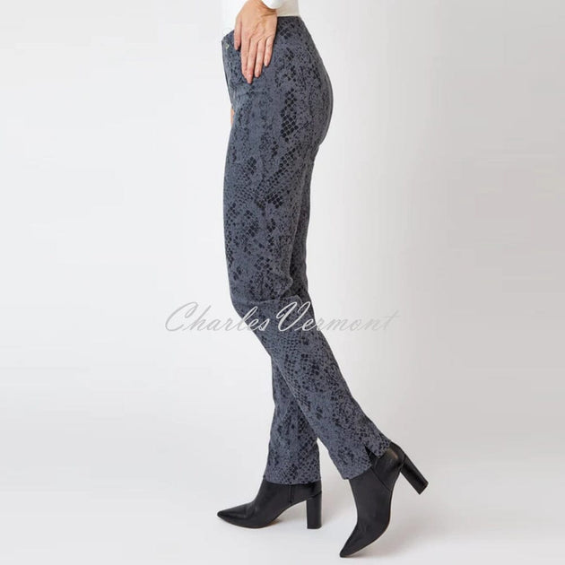 Robell Marie Trouser Full Length Trouser 51412-54825-95 (Grey ...