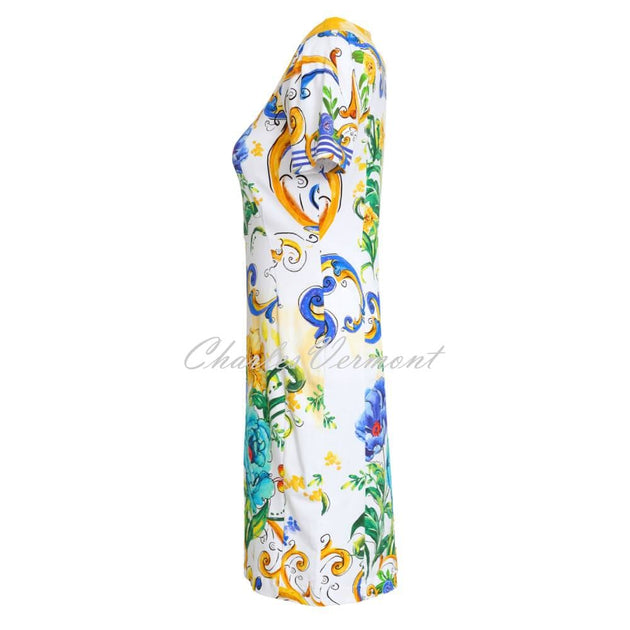Dolcezza Ruched Sleeve Dress - Style 23141 | Charles Vermont – Charles ...
