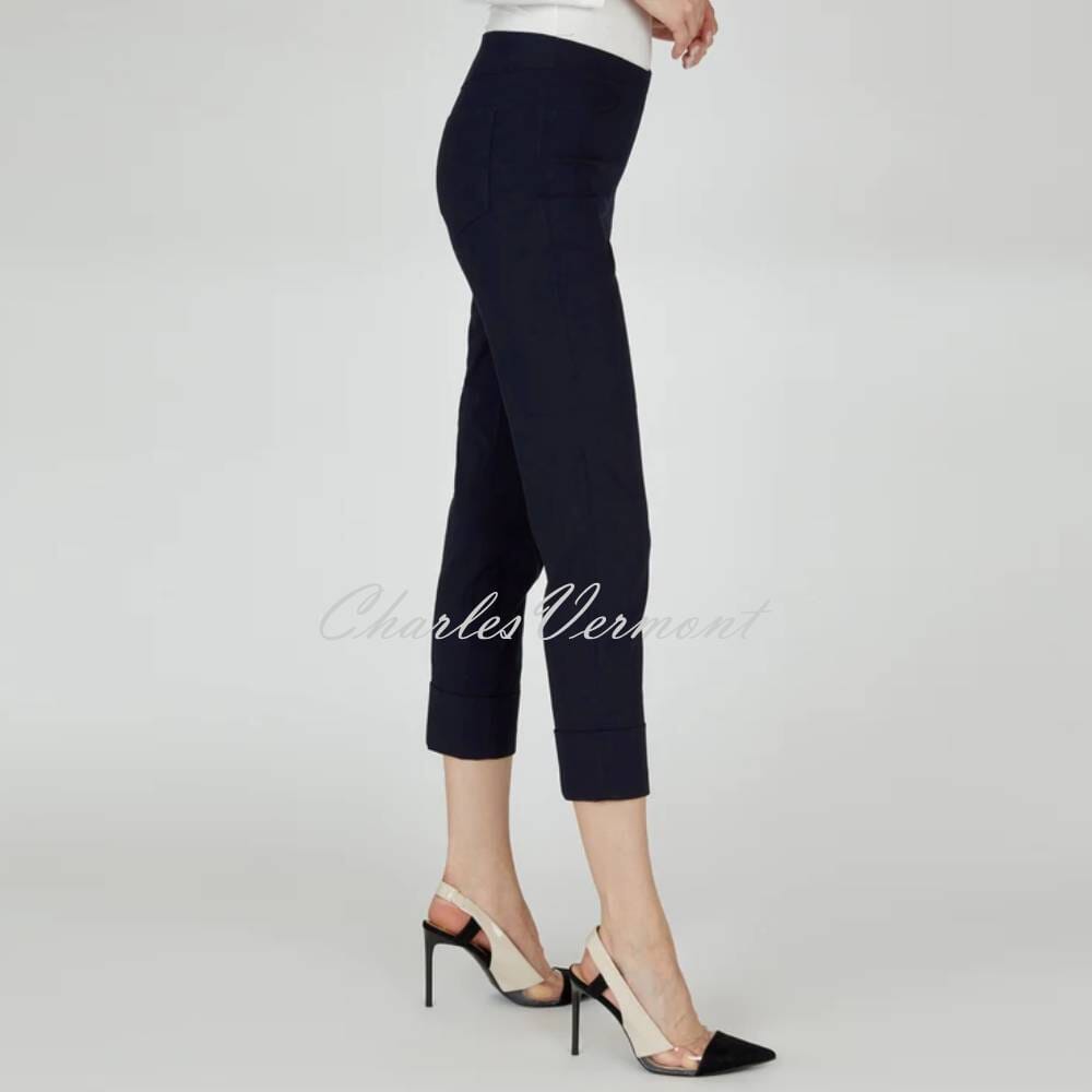 Robell Bella 09 - 7/8 Cropped Trouser 51568-5499-69 (Navy) | Charles ...