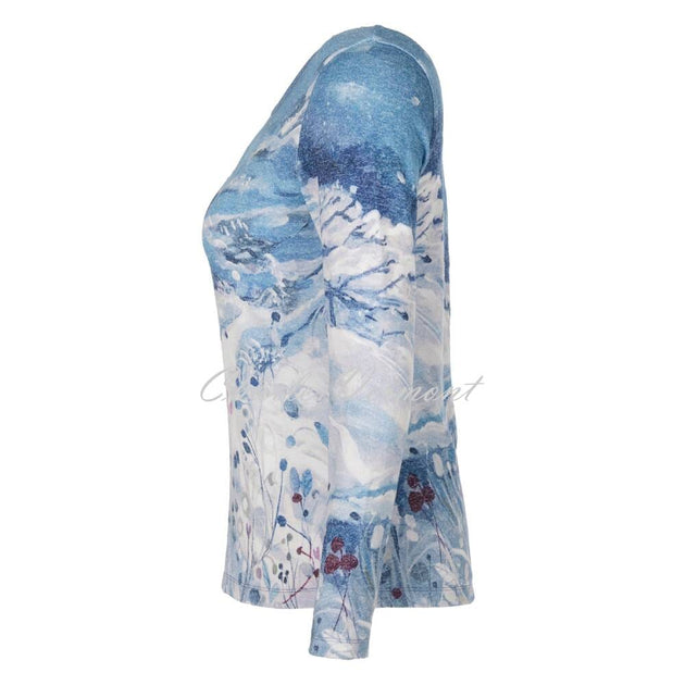 Dolcezza Sweater with Clear Rhinestone Detail - Style 72674 | Charles ...