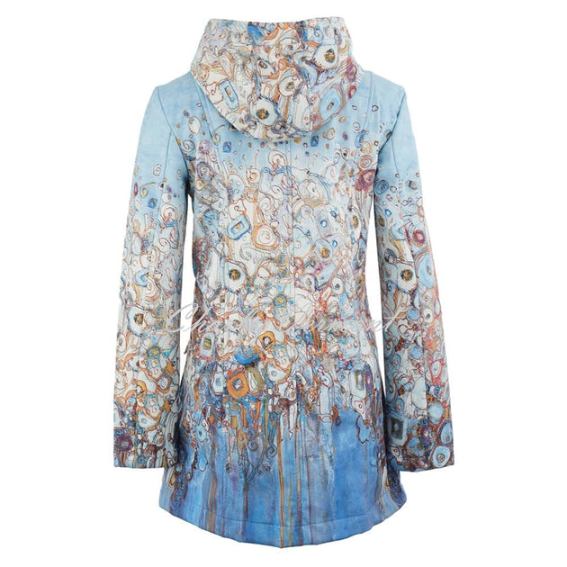 Dolcezza Coat with Ultra Thin Fleece Lining & Removable Hood - Style ...