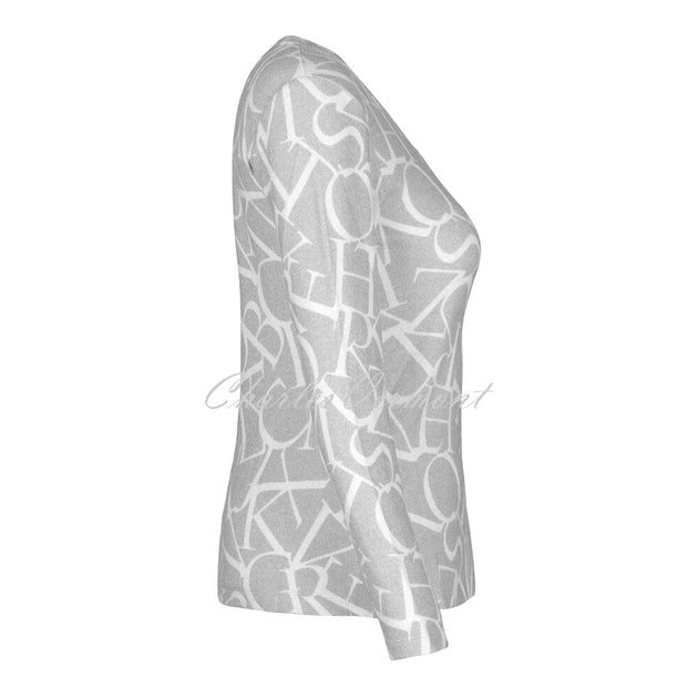 Dolcezza Soft Knit Sweater – Style 71181 (Grey) | Charles Vermont