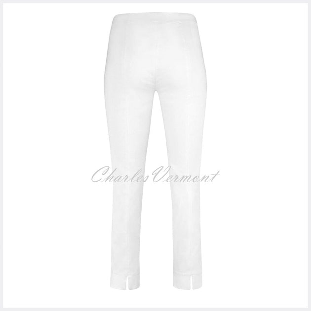 Robell Rose 09 – 7/8 Cropped Super Slim Trouser 51527-5499-10 (White ...
