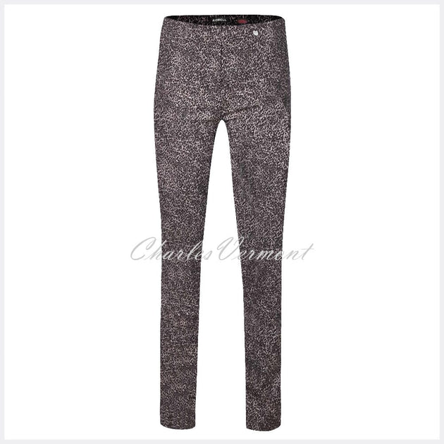 Robell Rose Full Length Trouser 52624-54771-93 (Animal Print) | Charles ...